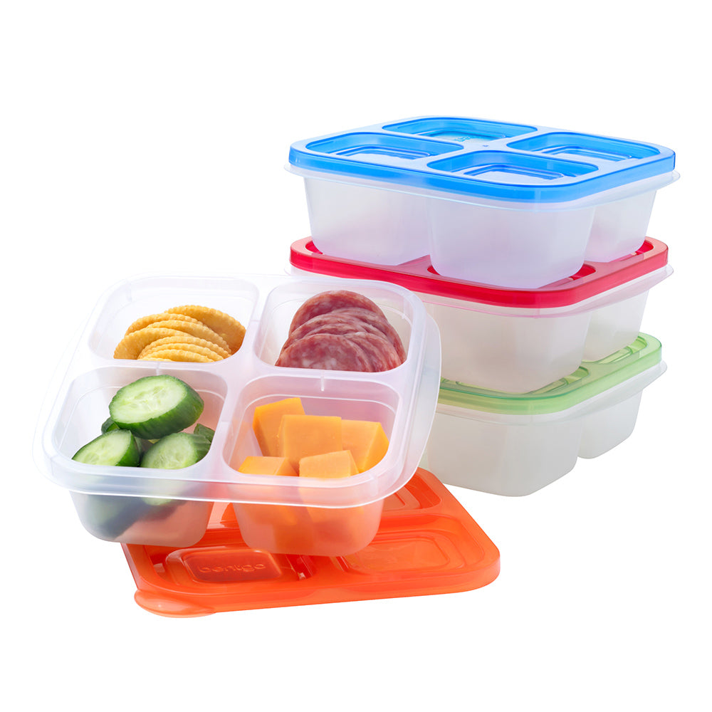 Bentgo® Easyboxes 4-Compartment Snack Containers 8-Piece Set
