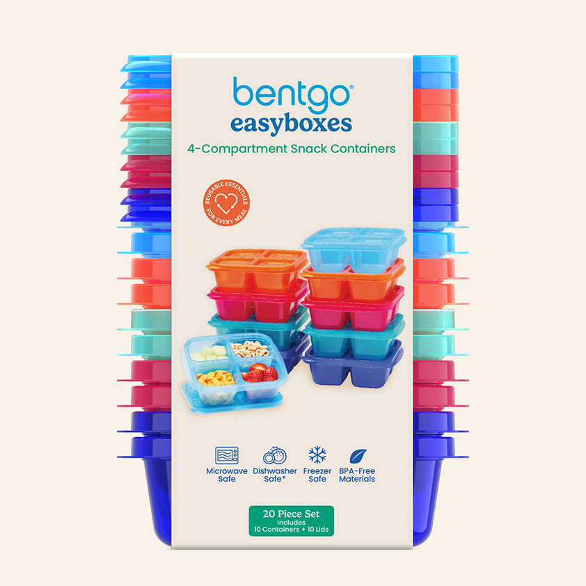Bentgo® Easyboxes 4-Compartment Snack Containers 20-Piece Set