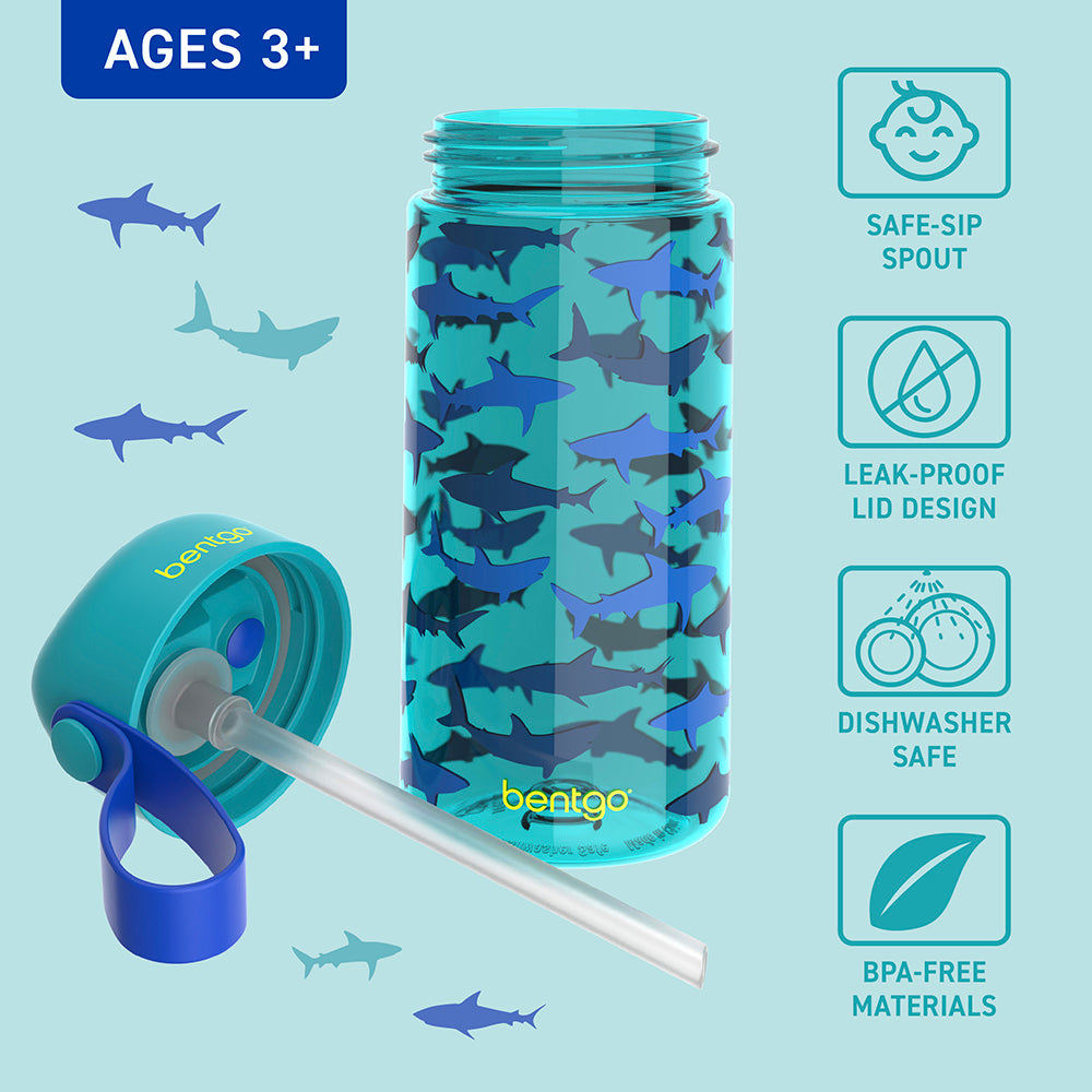 Bentgo® Kids Water Bottle | Reusable Water Bottle