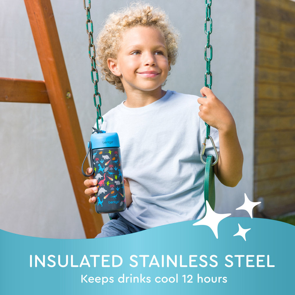 Bentgo® Kids Stainless Steel Insulated Water Bottle (2-Pack)