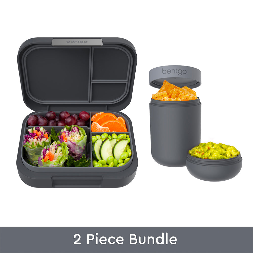 Bentgo® Modern Lunch Box & Snack Cup | Bento Lunch Box Bundle