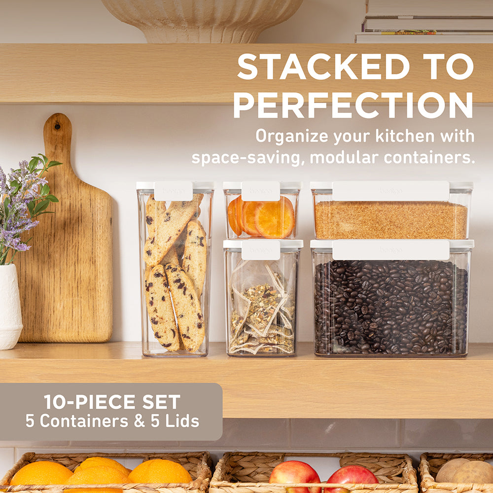 Bentgo® Pantry Airtight Dry Food Storage Containers (10-pcs)