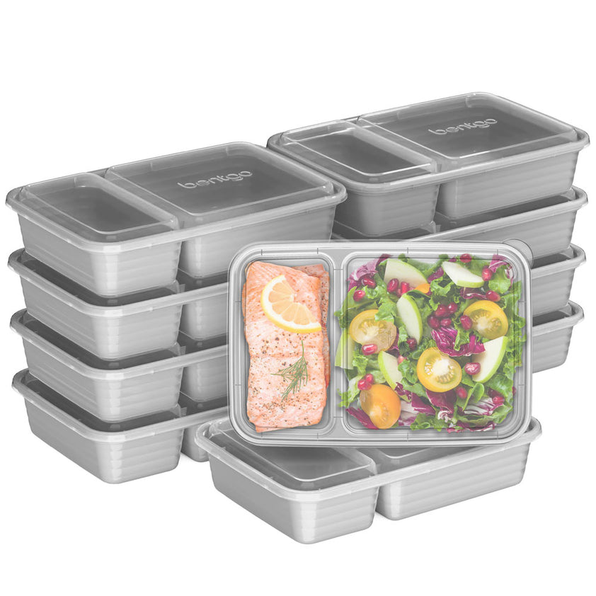 Bentgo® 2-Compartment Containers | Reusable Food Prep Containers