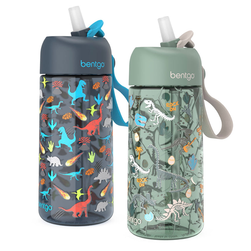 Bentgo® Kids Water Bottle 2-Pack | Reusable Water Bottles