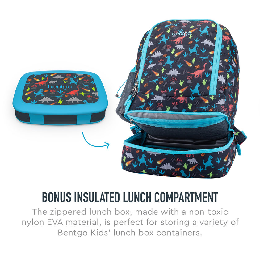 Bentgo® Kids Prints Lunch Box & Backpack | Backpack & Lunch Box