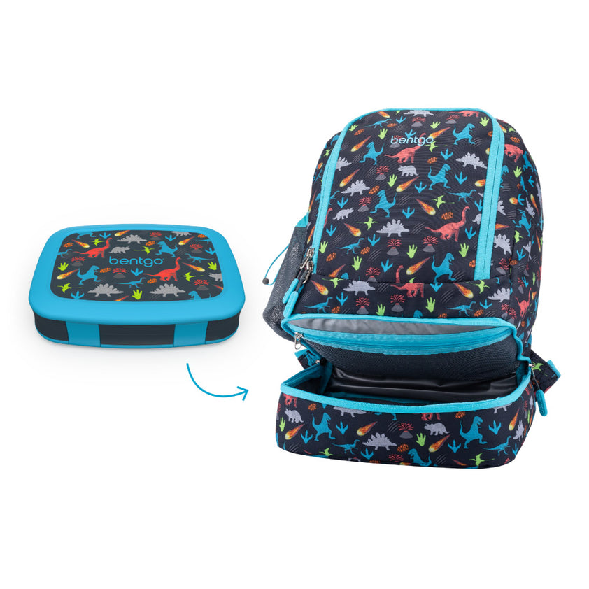 Bentgo® Kids Prints Lunch Box & Backpack | Backpack & Lunch Box