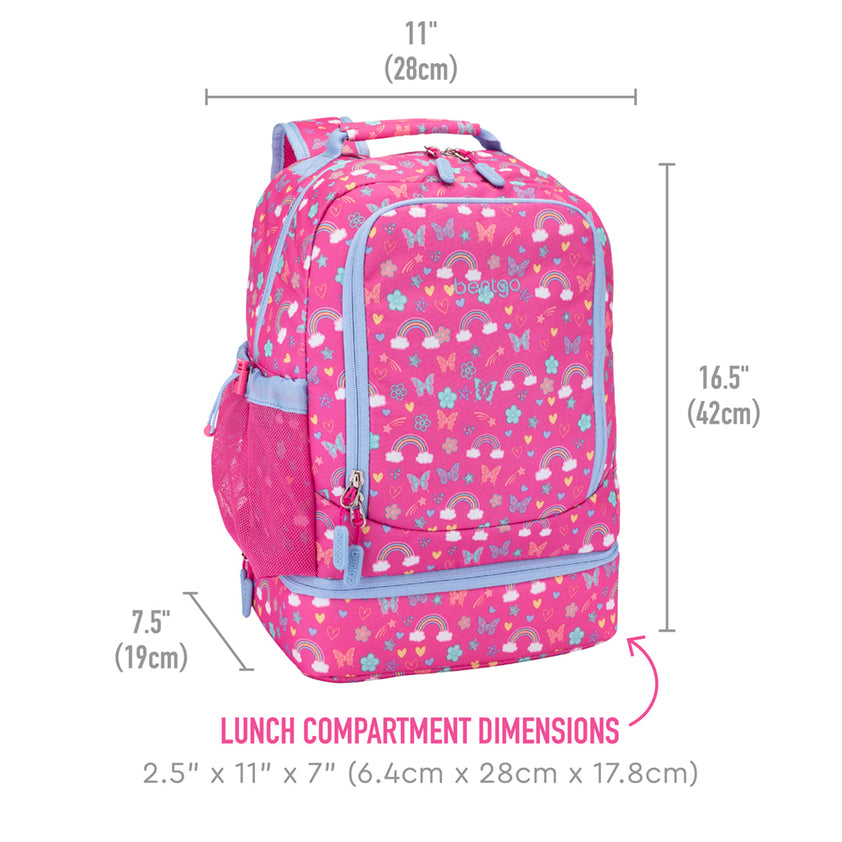 Bentgo® Kids Prints Lunch Box & Backpack | Backpack & Lunch Box