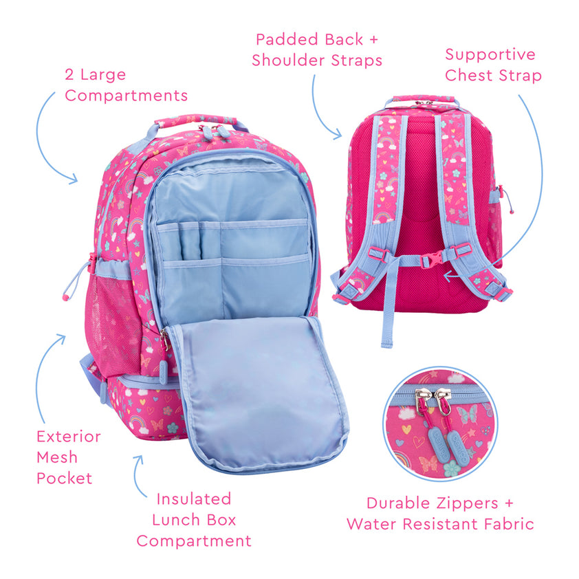 Bentgo® Kids Prints Lunch Box & Backpack | Backpack & Lunch Box