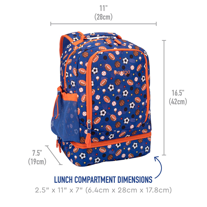 Bentgo® Kids Prints Lunch Box & Backpack | Backpack & Lunch Box