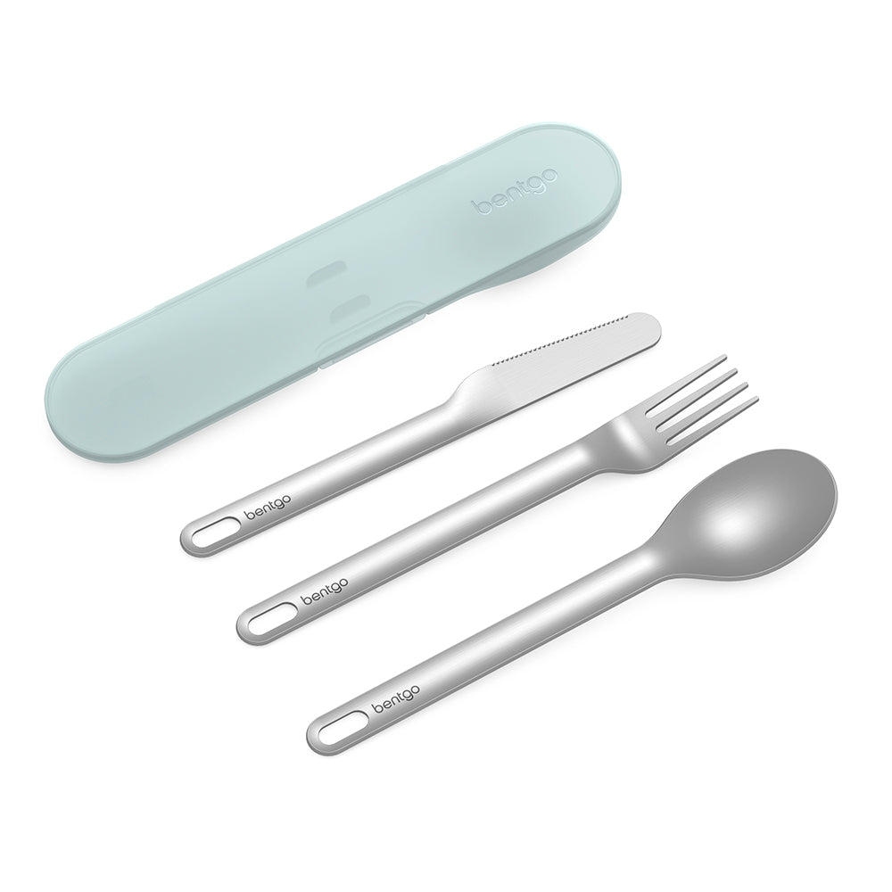 Bentgo® Stainless Steel Travel Utensil Set | Portable Utensil Set
