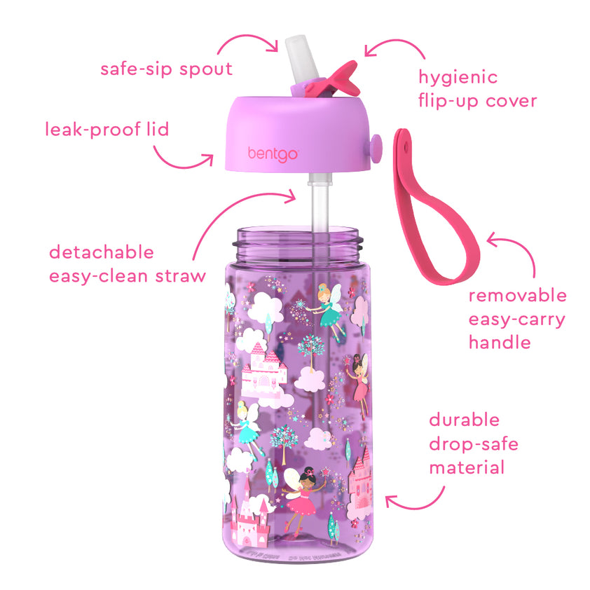 Bentgo® Kids Prints Lunch Boxes & Water Bottles | Lunch Set